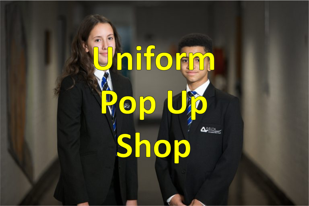Uniform Pop Up Shop - Wed 10th Aug - Don Valley Academy