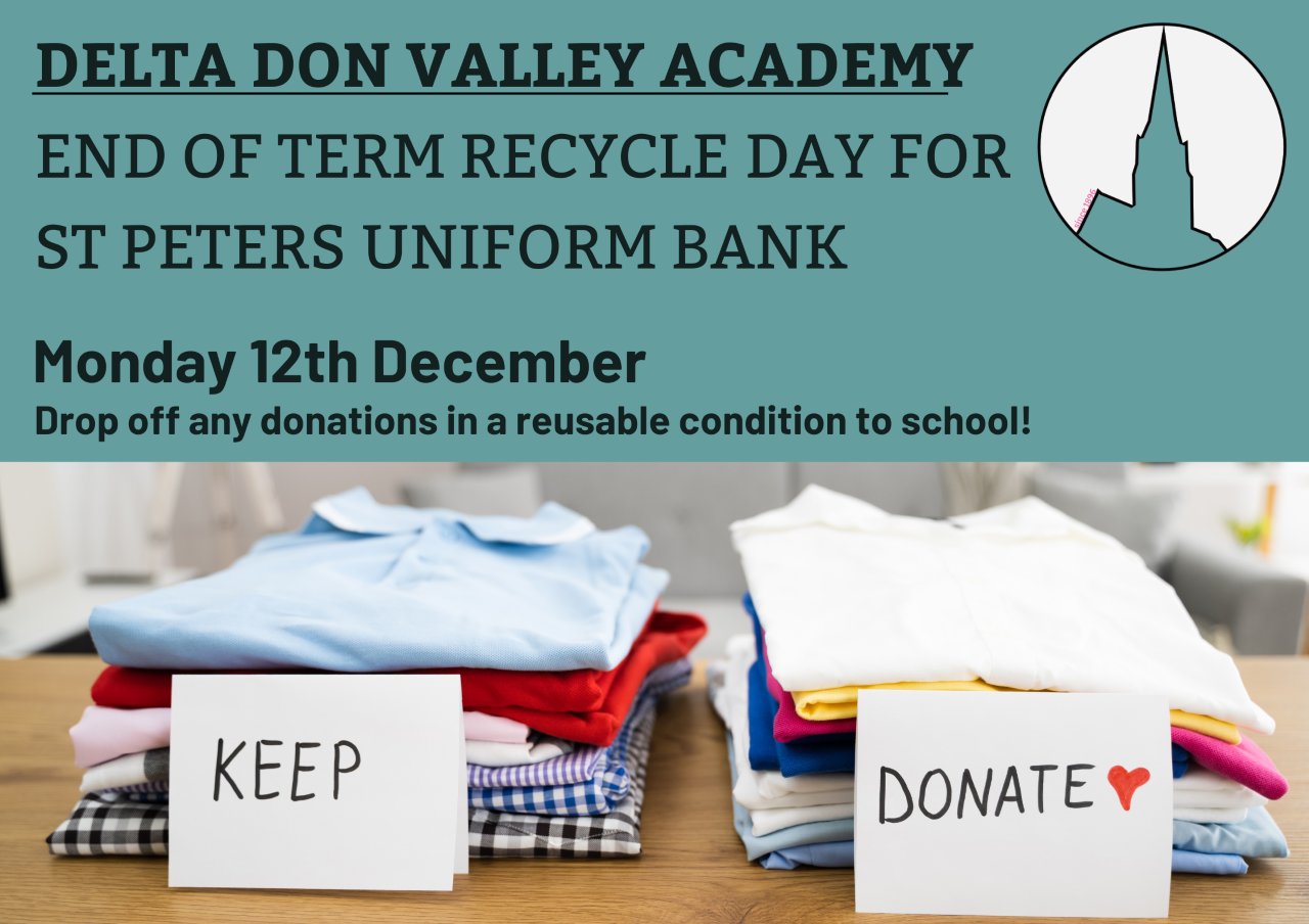 St Peters Uniform Drop off Day - Don Valley Academy